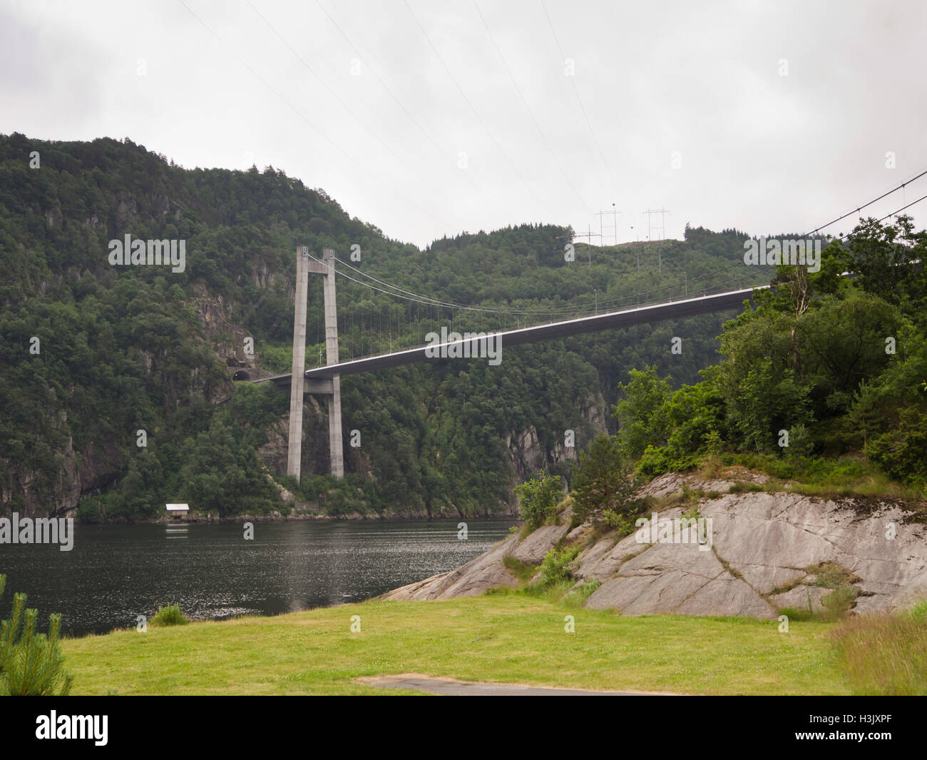 One of many fjord crossing projects in Norway, the imposing suspension ...