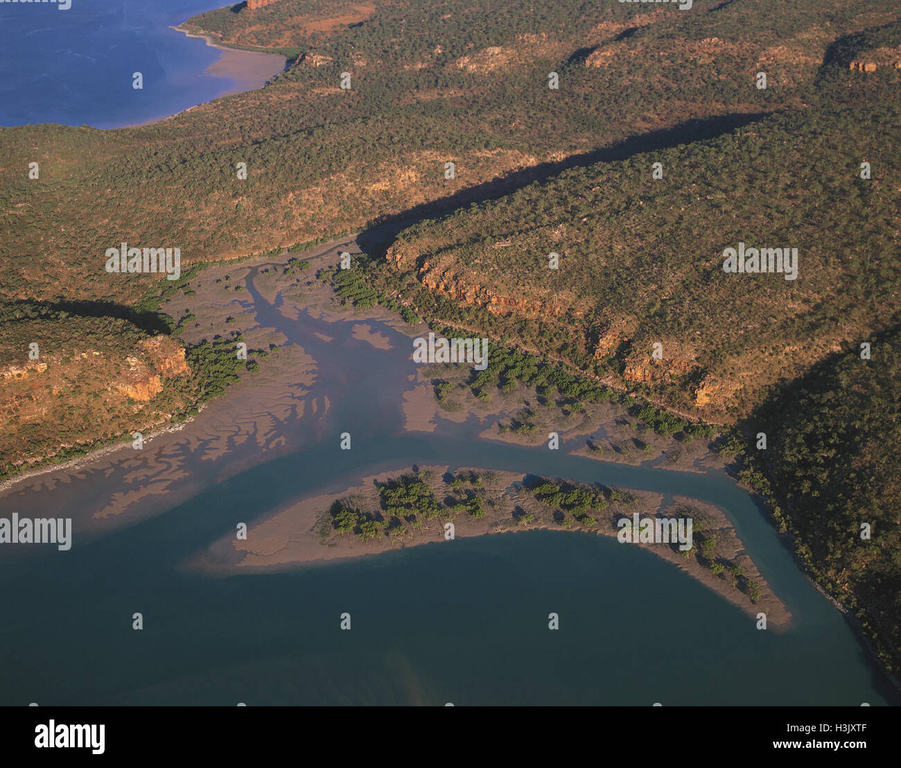 Aerial photograph of Prince Regent Nature Reserve Stock Photo - Alamy
