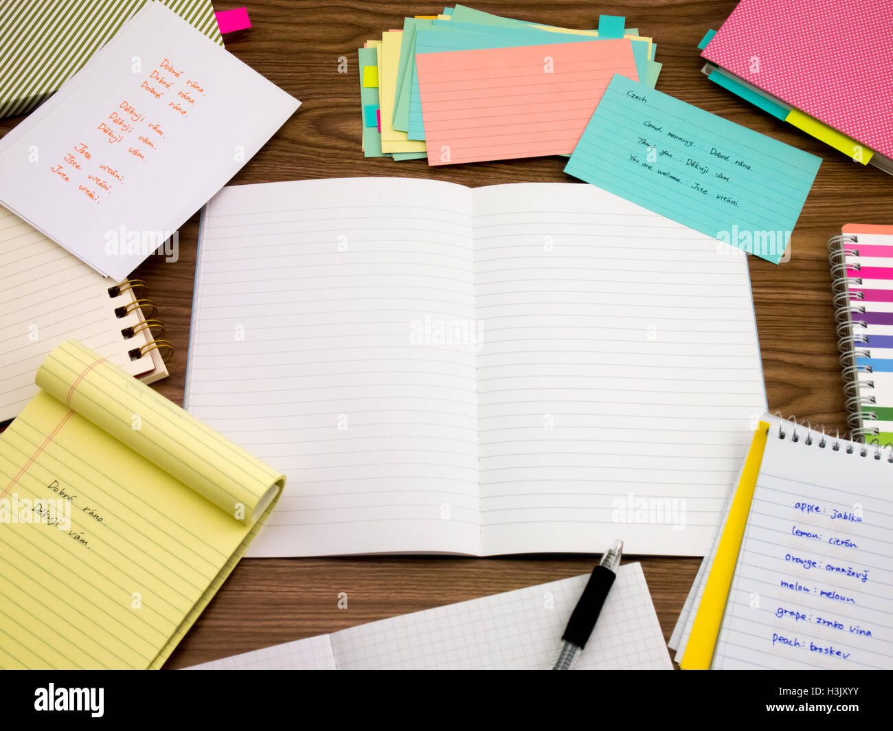 Czech writing hi-res stock photography and images - Alamy