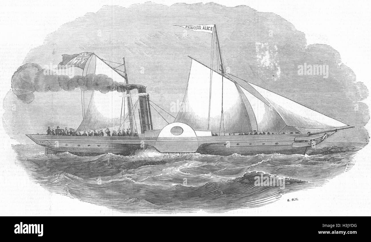 GERMANY Prince Albert, for, Princess Alice 1844. Illustrated London ...