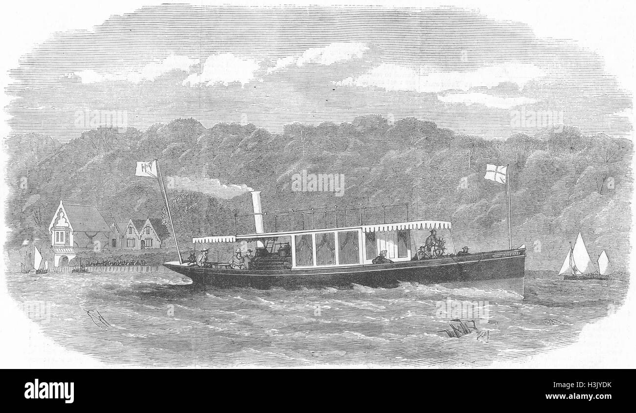 Steam launch hi-res stock photography and images - Alamy