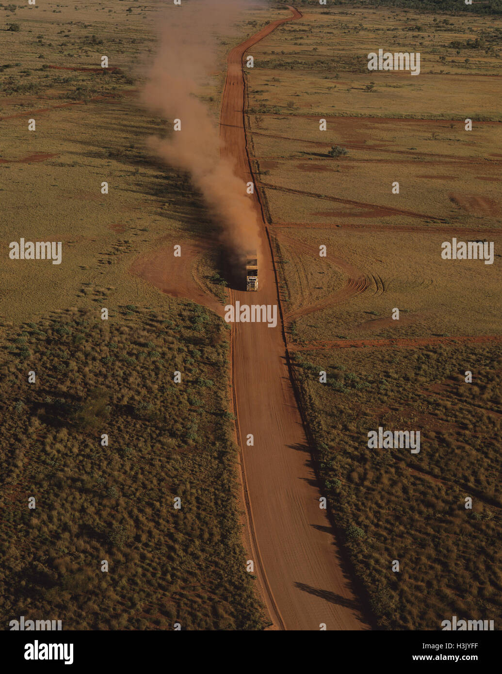 Australian road train aerial view High Resolution Stock Photography and ...