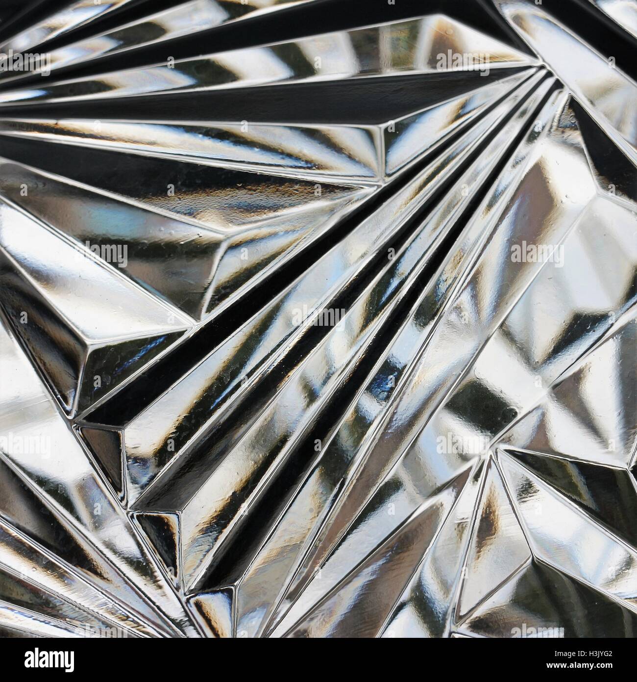 Cut glass pattern close up Stock Photo - Alamy