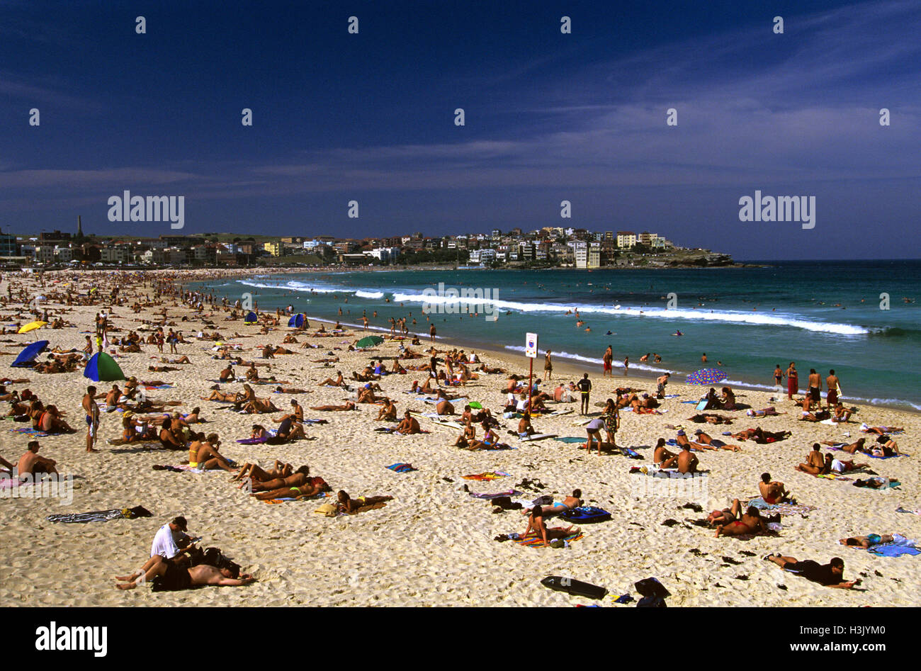 Bondi beach sunbathers hi-res stock photography and images - Alamy