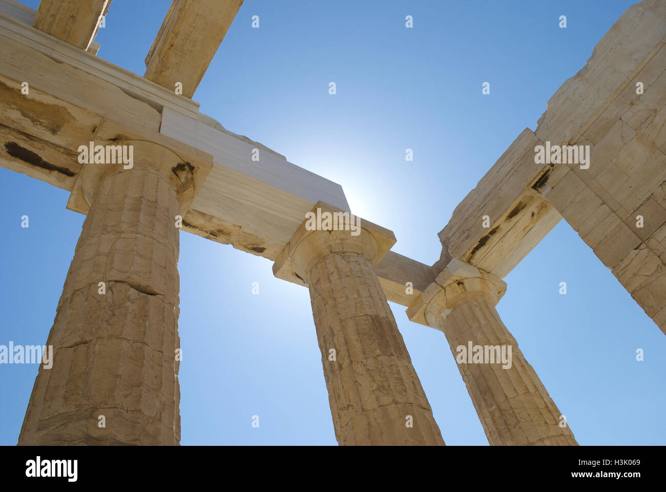 The Parthenon closeup, Athens, Greece Stock Photo - Alamy