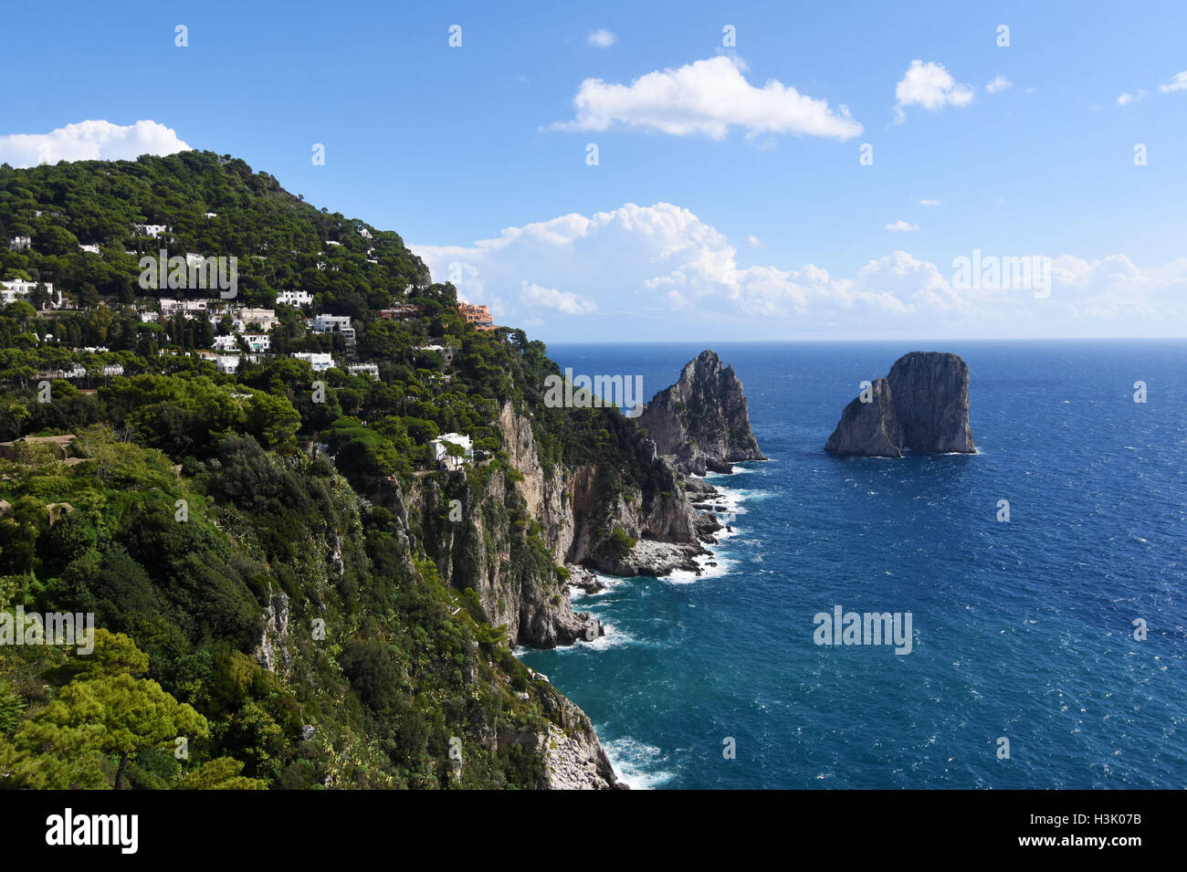 The beautiful Italian island of Capri Stock Photo - Alamy