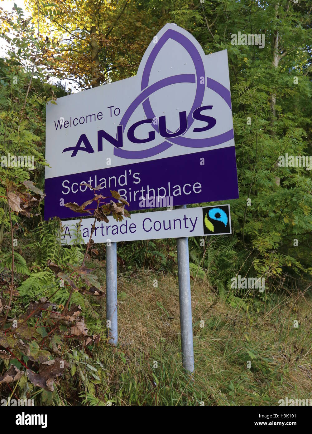 Welcome angus sign hi-res stock photography and images - Alamy