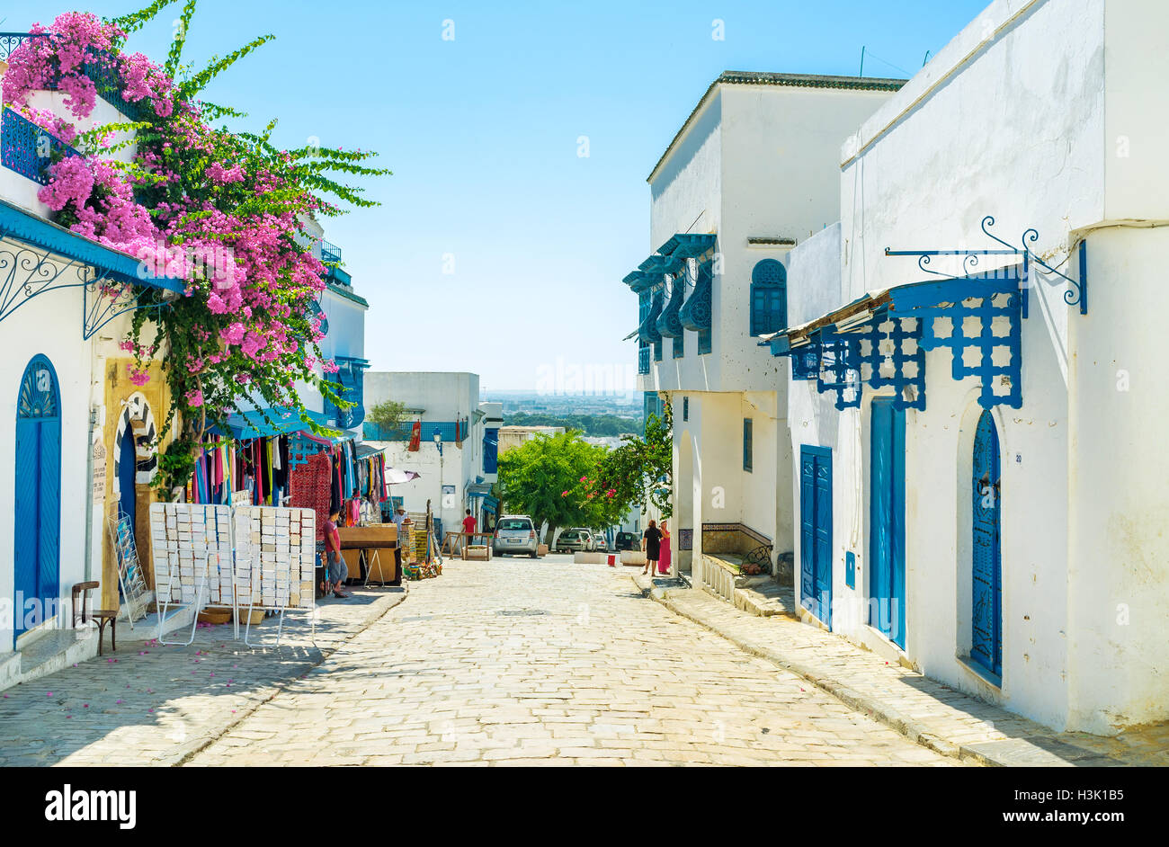 Mosque sidi bou in tunisia hi-res stock photography and images - Alamy