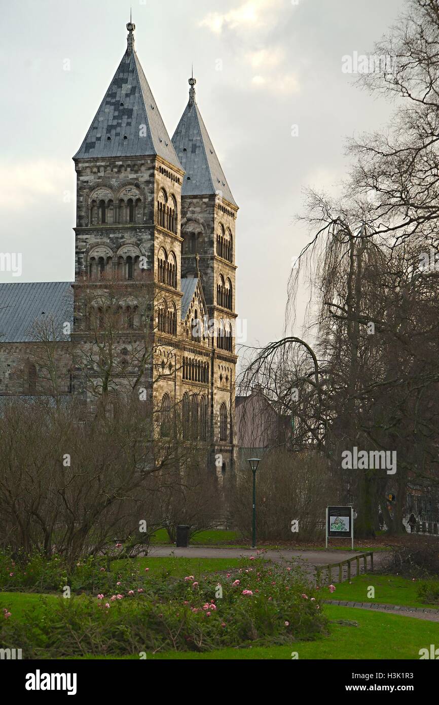 Cathedral in Lund Stock Photo - Alamy