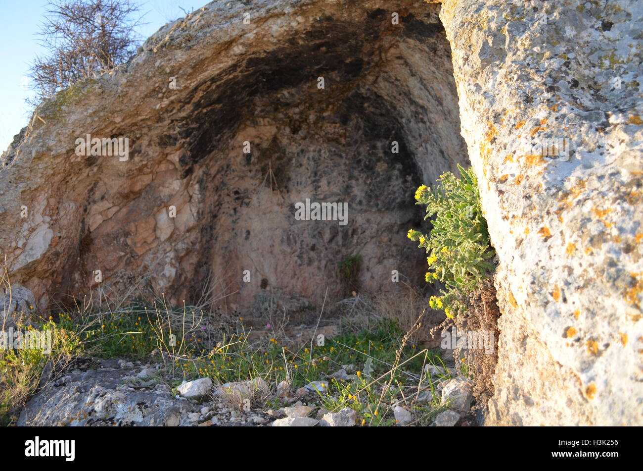 caves and mines around Greece Stock Photo - Alamy