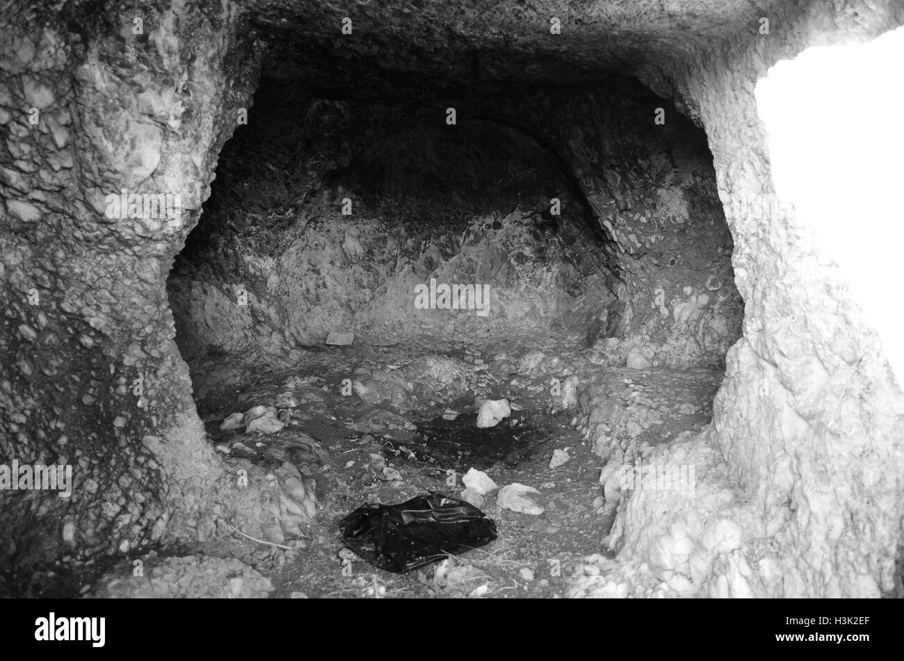 caves and mines around Greece Stock Photo - Alamy