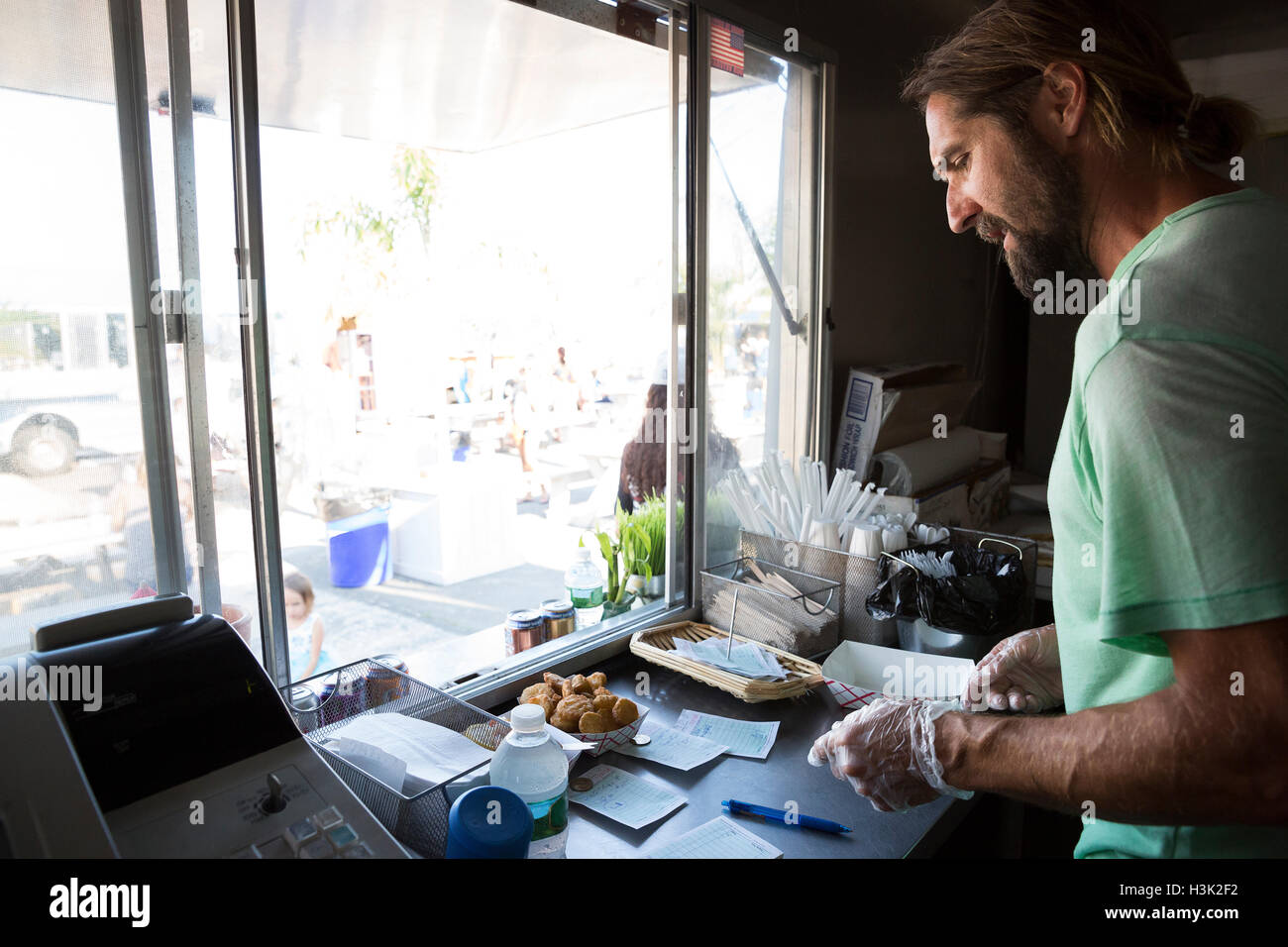 Preparation of food order hi-res stock photography and images - Alamy