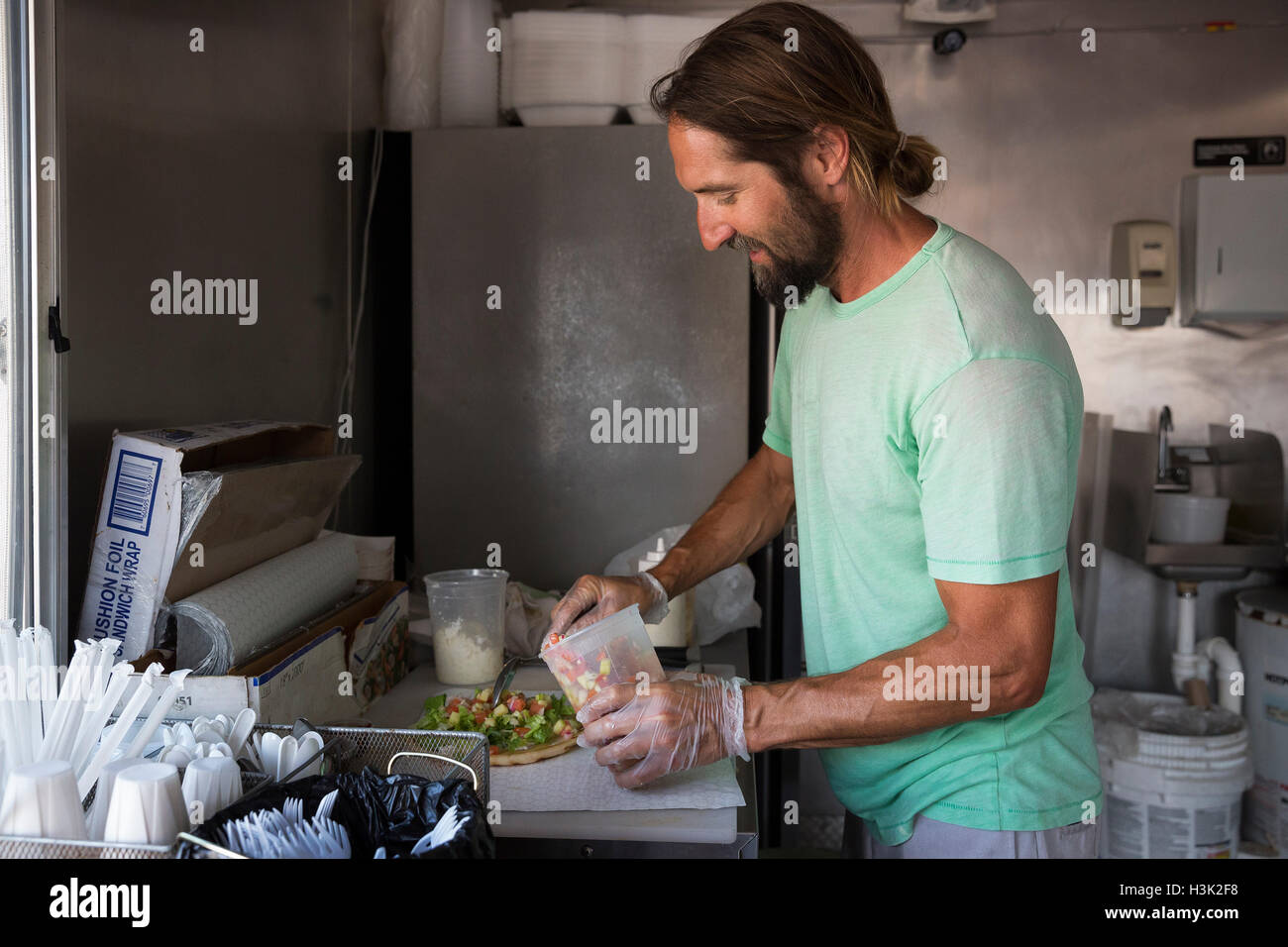 Preparation of food order hi-res stock photography and images - Alamy
