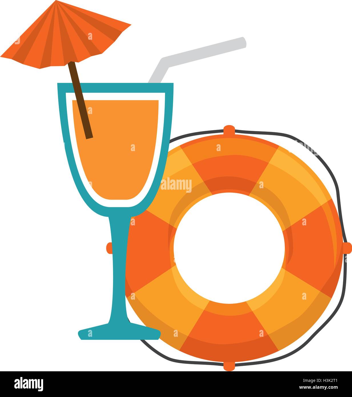 Ocean cruise drink Stock Vector Images - Alamy