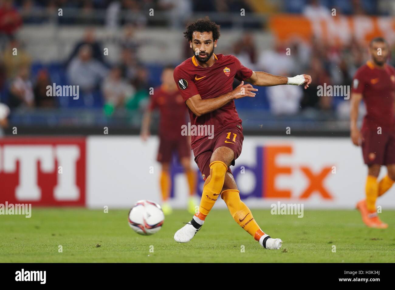 Roma, Italy. 29th Sep, 2016. Mohamed Salah (Roma) Football/Soccer ...