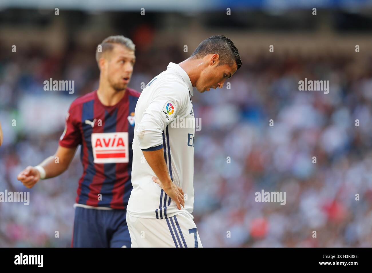 Madrid, Spain. 2nd Oct, 2016. Cristiano Ronaldo (Real) Football/Soccer ...