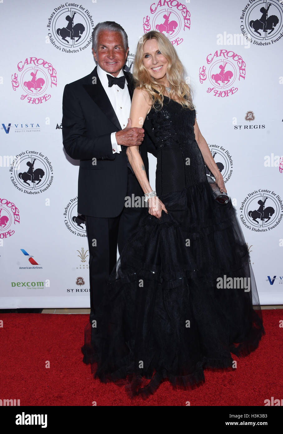 Beverly Hills, California, USA. 8th Oct, 2016. George Hamilton and ...