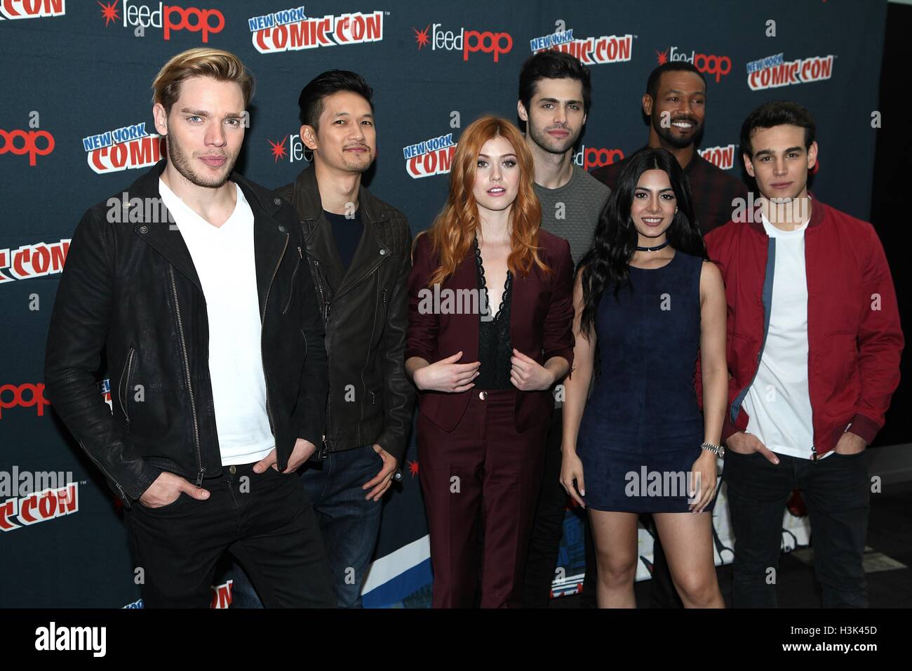 New York, USA. 8th October, 2016. The Cast Of Shadowhunters at 'Shadowhunters' during the 2016 ...