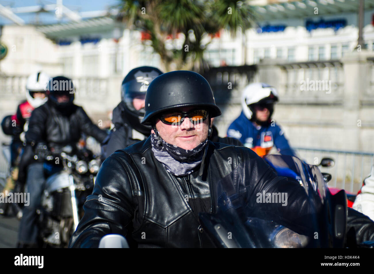 Biker event annual seafront hi-res stock photography and images - Alamy
