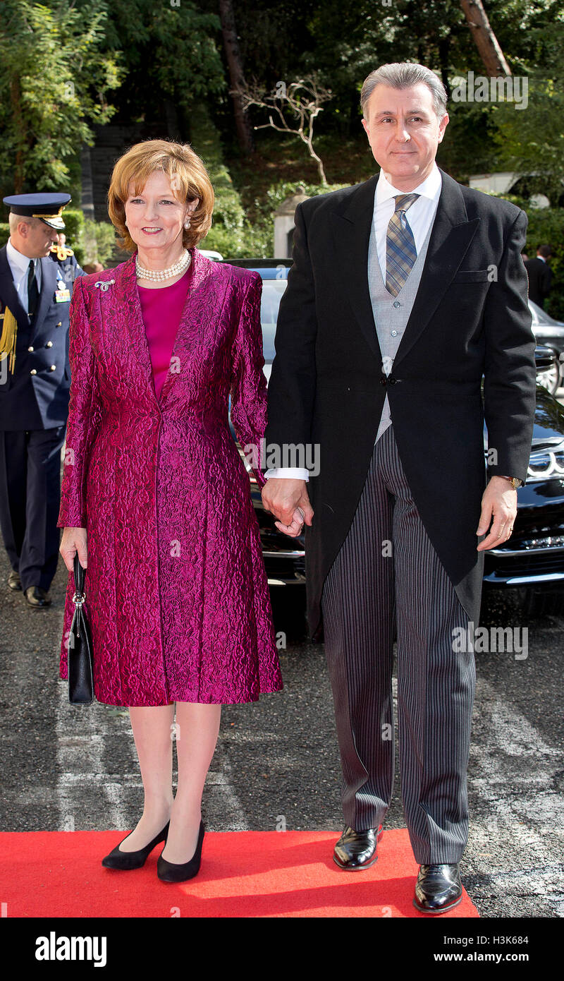 Tirana, Albania. 08th Oct, 2016. Crown Princess Margareta and Prince ...