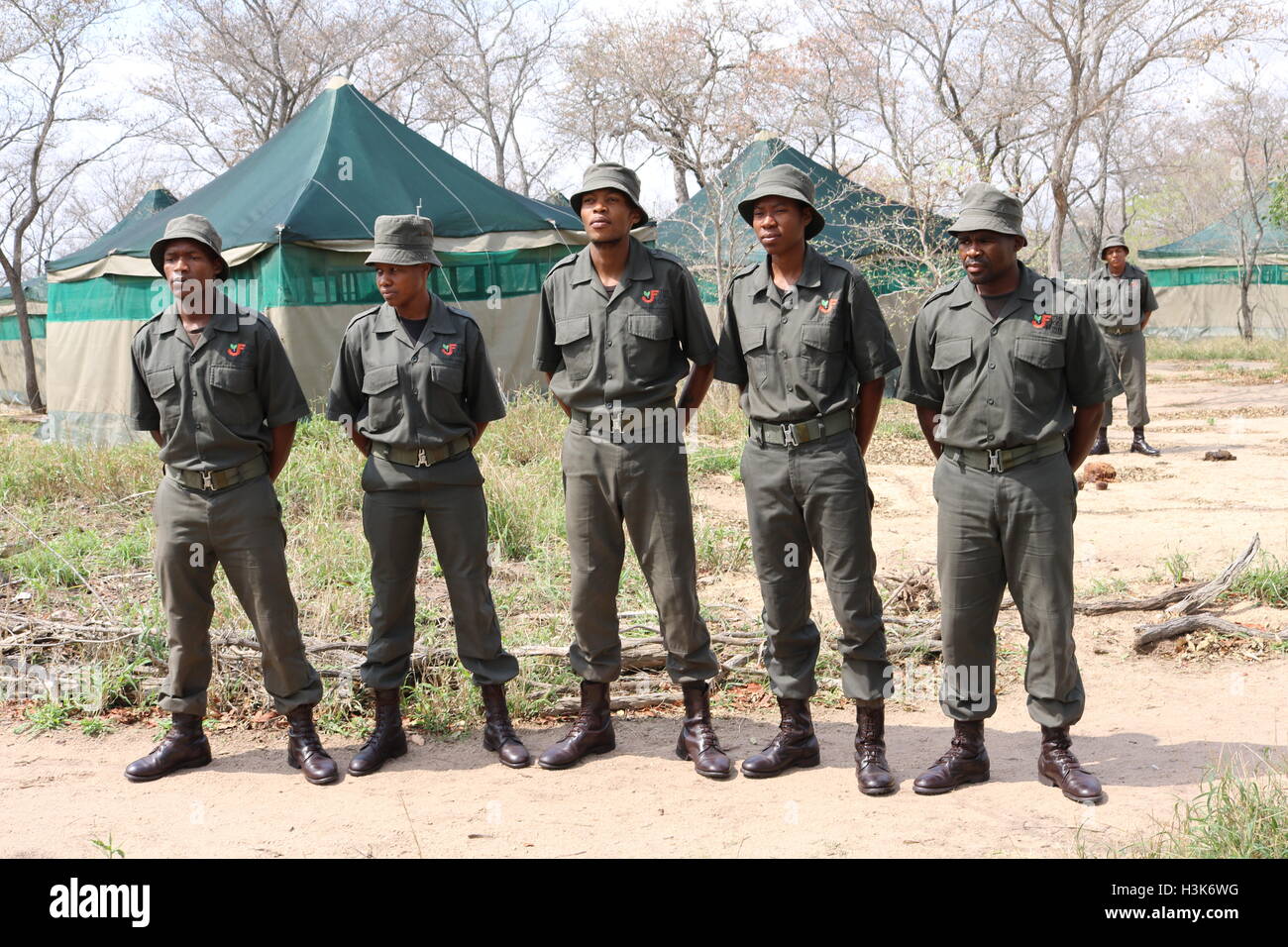 Hoedspruit, South Africa. 09th Oct, 2016. Ranger cadets training in the ...