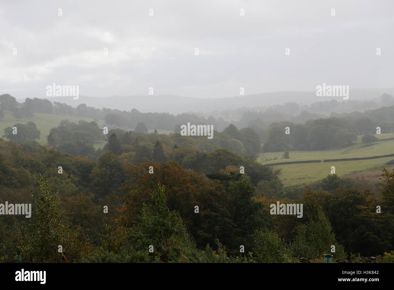 Bad Weather blows in over the Washburn Valley Blubberhouses, Harrogate ...