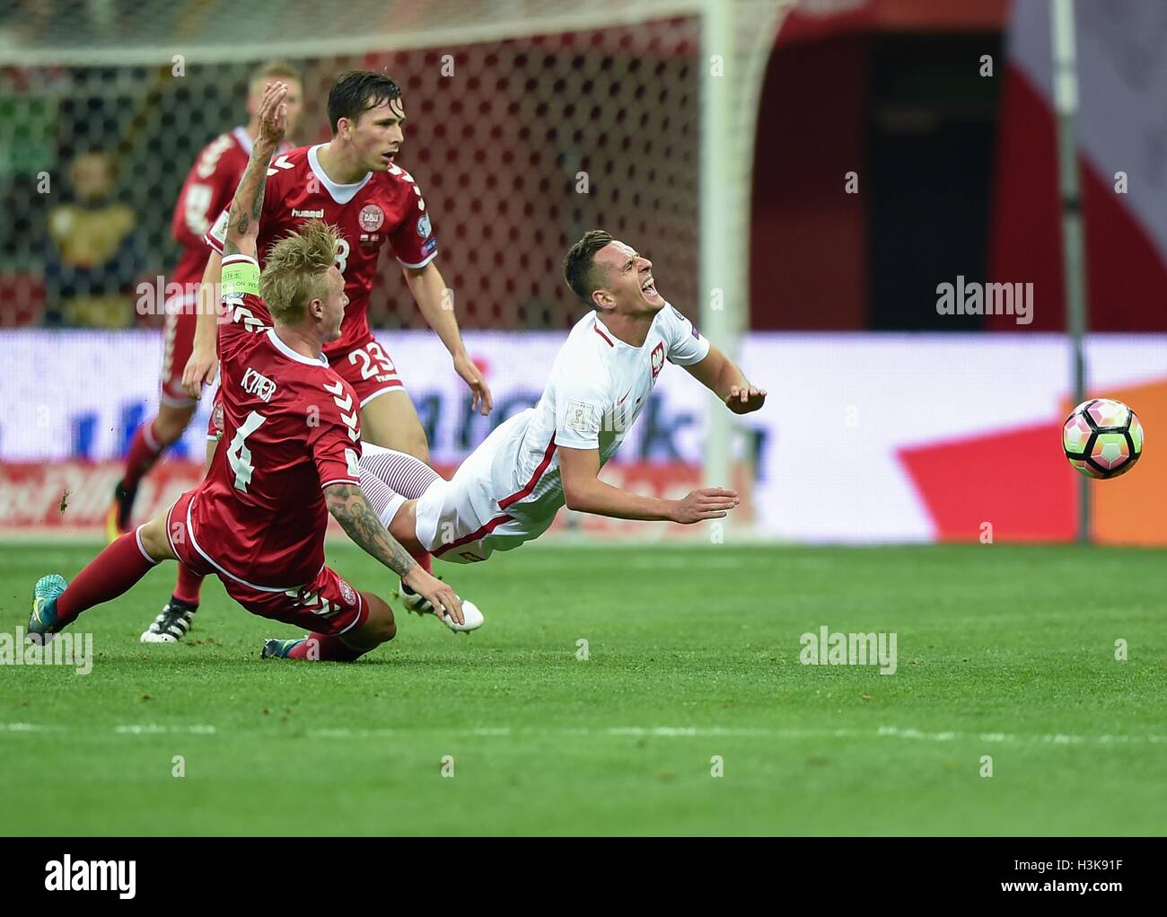 World Cup 2018 Qualifiers - Poland vs Denmark on October 8, 2016 at the ...