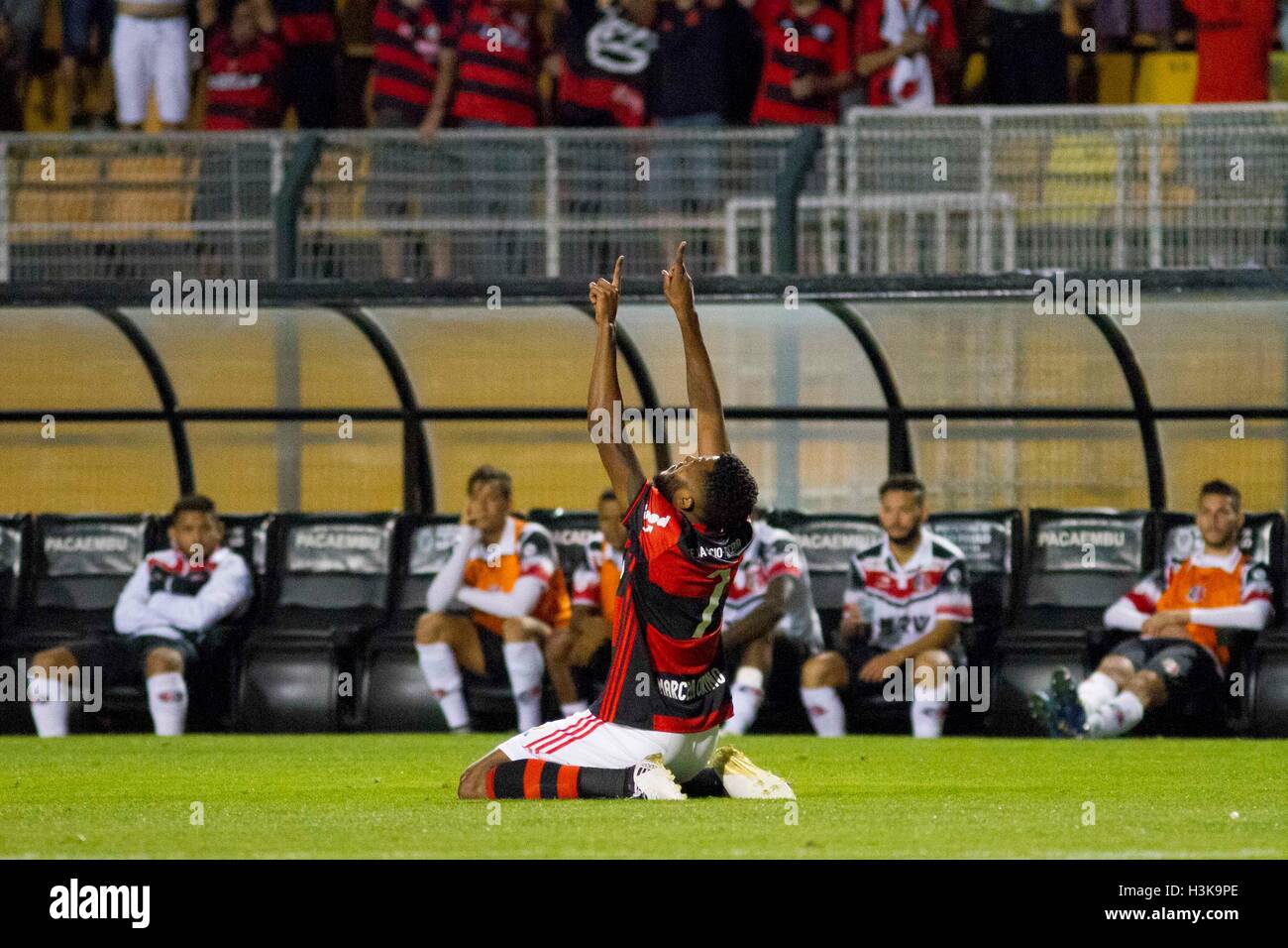 Sao Paulo, Brazil. 09th Oct, 2016. FLAMENGO X SANTA CRUZ - Flamengo ...