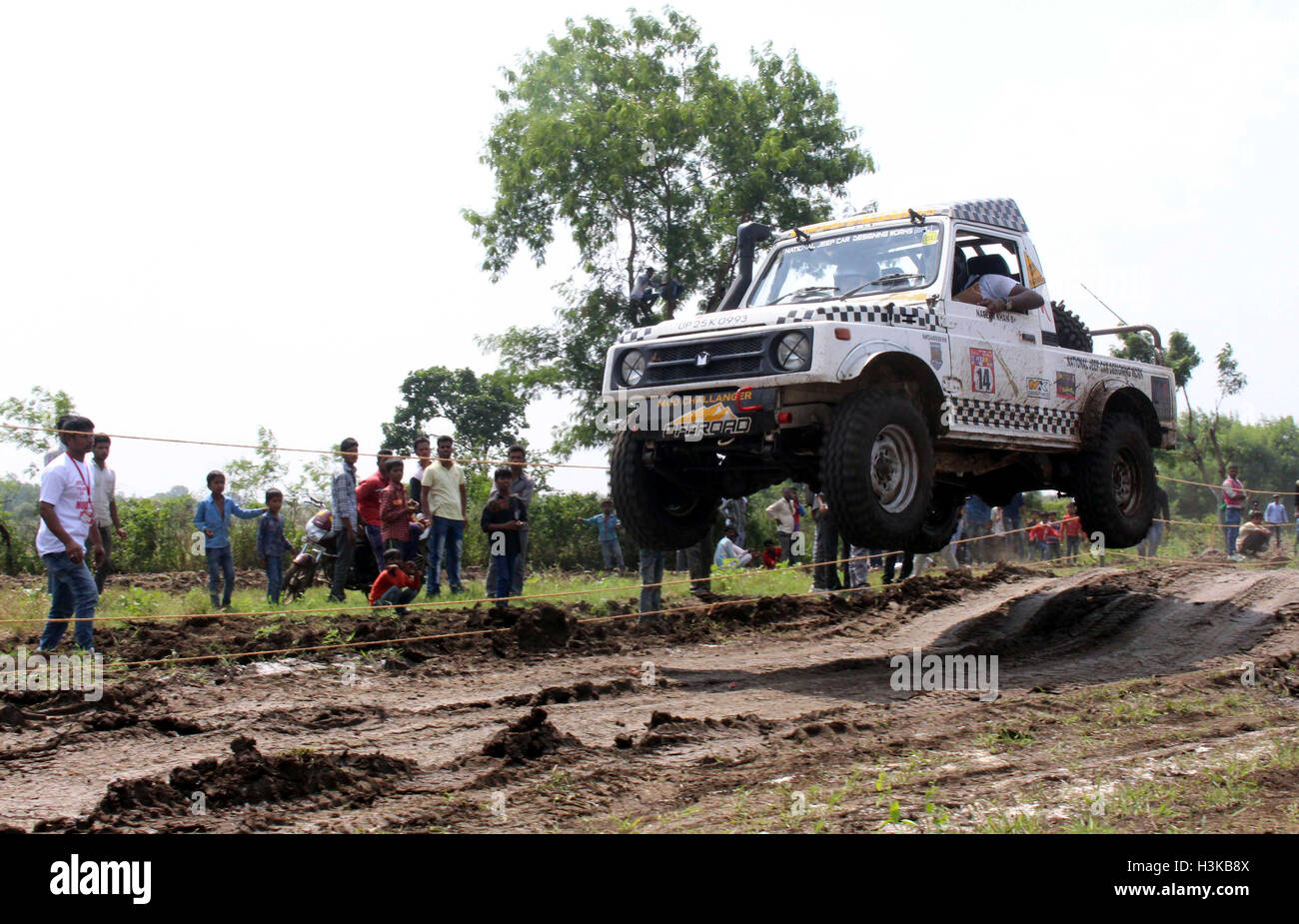 Bhopal, Indian state of Madhya Pradesh. 9th Oct, 2016. A rider ...