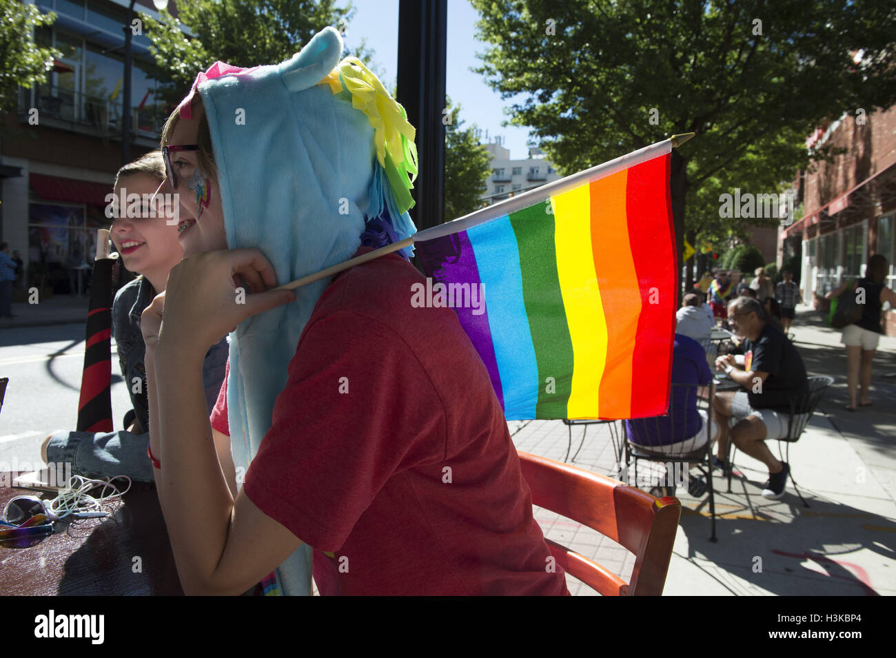 Atlanta, GA, USA. 9th Oct, 2016. Gay Pride Festival Parade through ...
