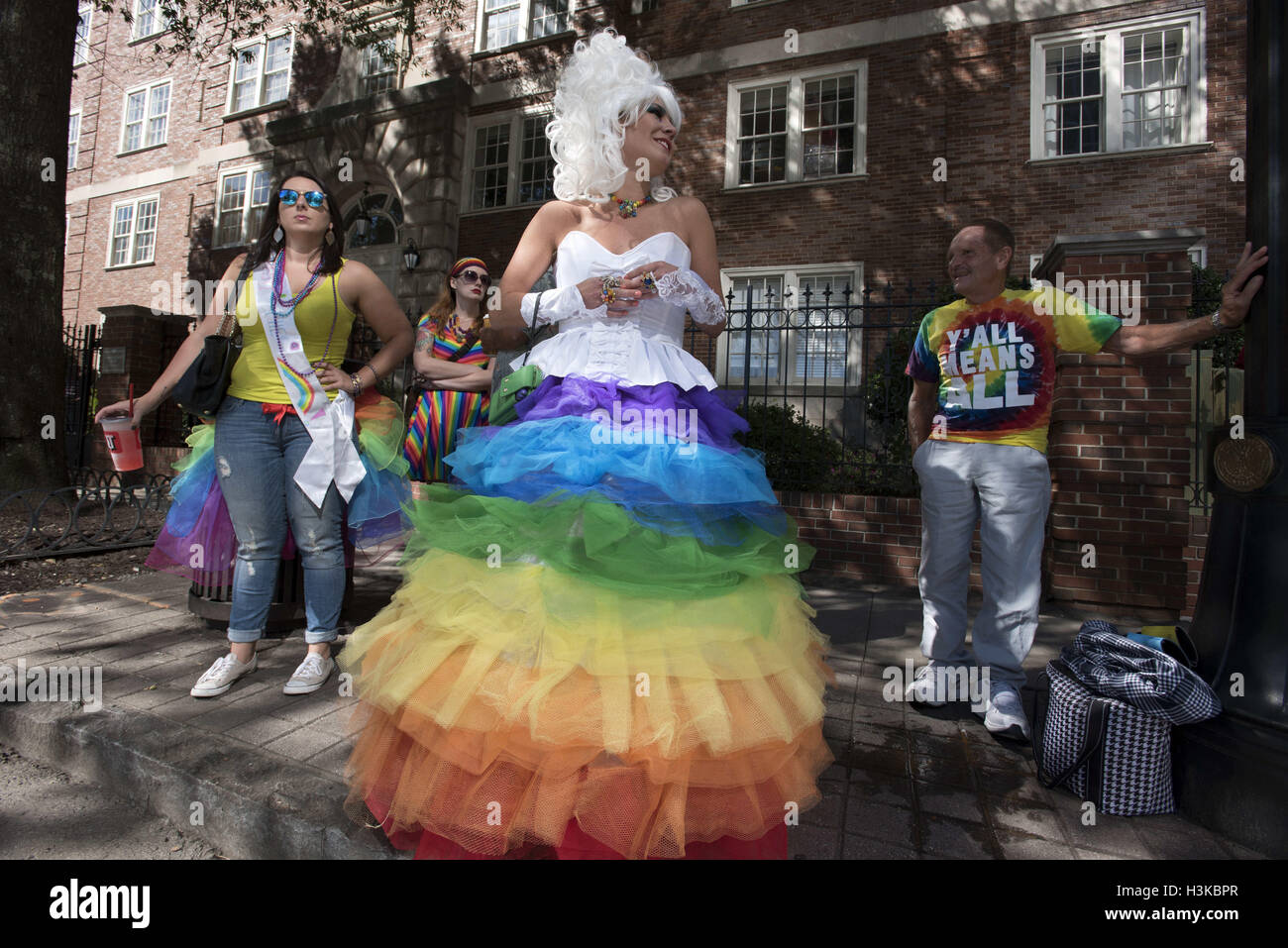Atlanta, GA, USA. 9th Oct, 2016. Gay Pride Festival Parade through ...