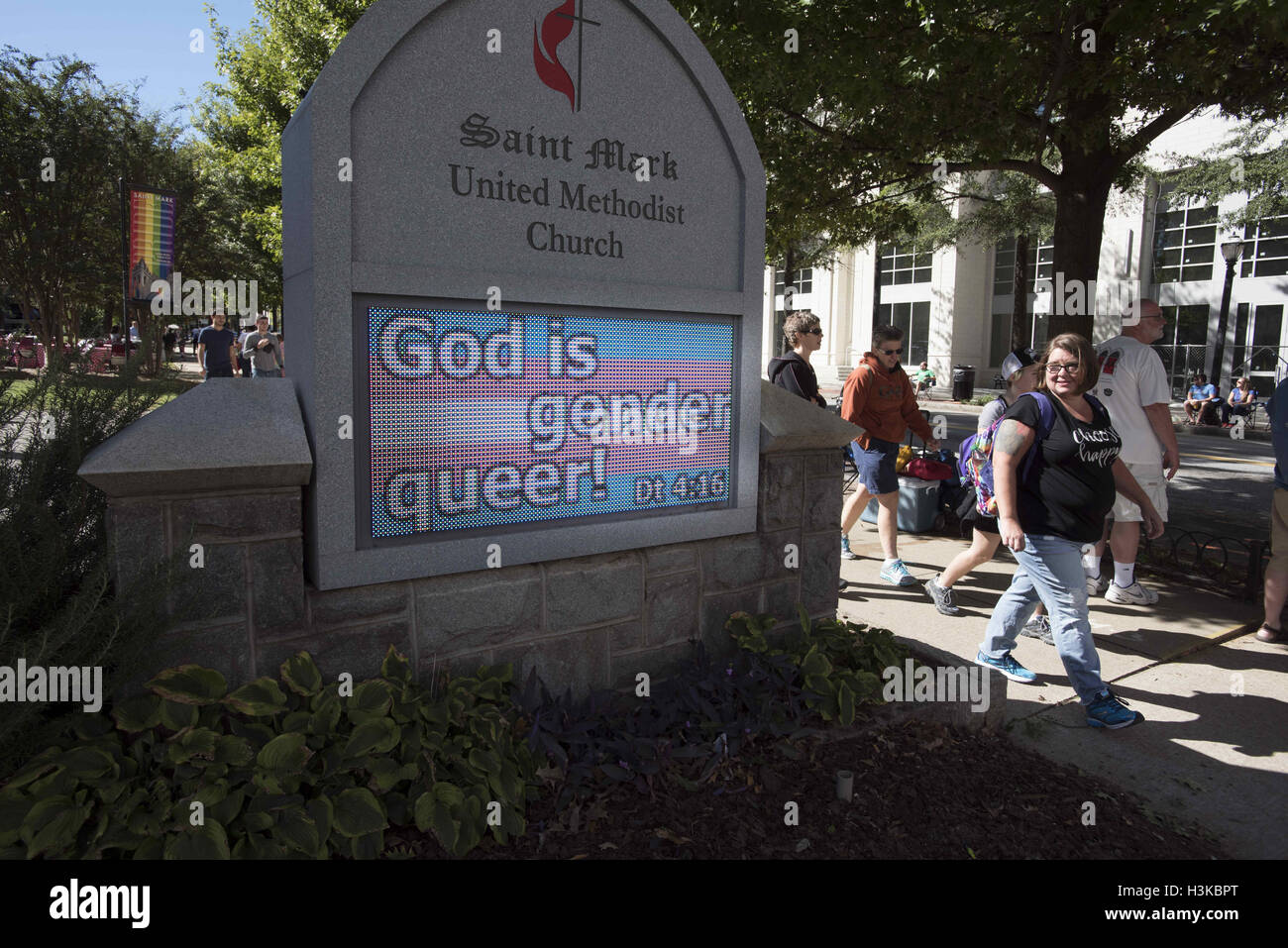 Atlanta, GA, USA. 9th Oct, 2016. Gay Pride Festival Parade through ...