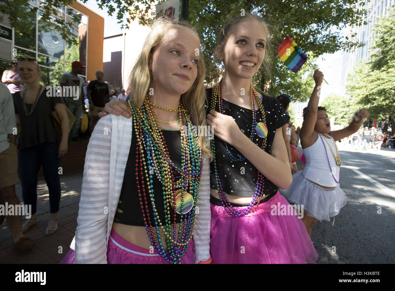 Atlanta, GA, USA. 9th Oct, 2016. Gay Pride Festival Parade through ...