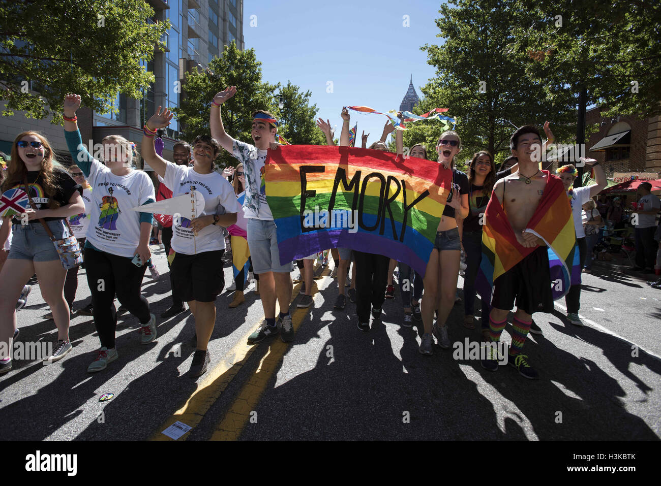 Atlanta, GA, USA. 9th Oct, 2016. Gay Pride Festival Parade through ...