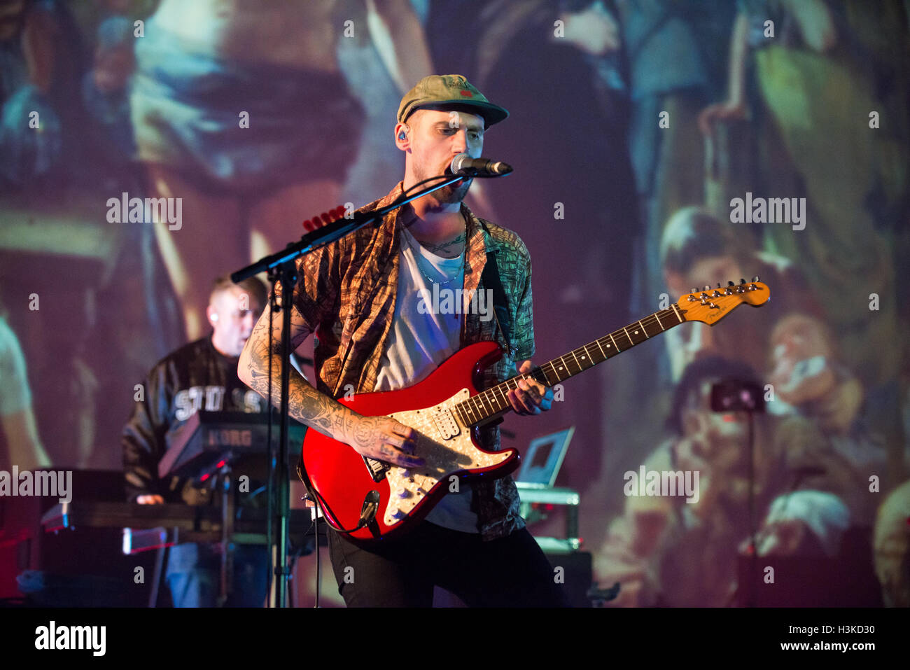 London UK, 9th October 2016. English singer and songwriter Jamie T ...