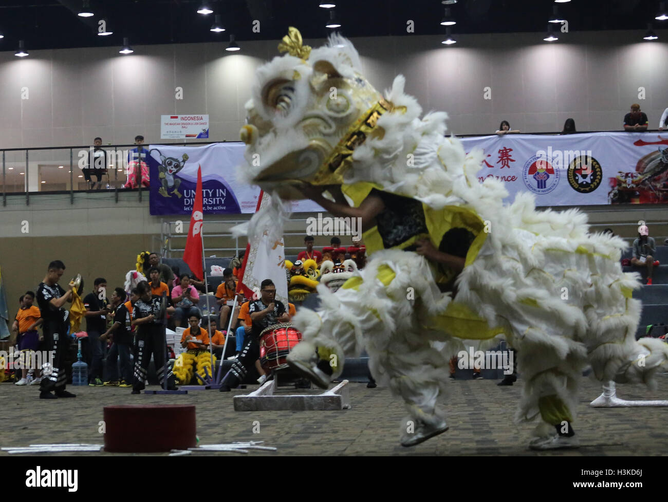 Jakarta, Jakarta, Indonesia. 10th Oct, 2016. Lion dance TAFISA World ...