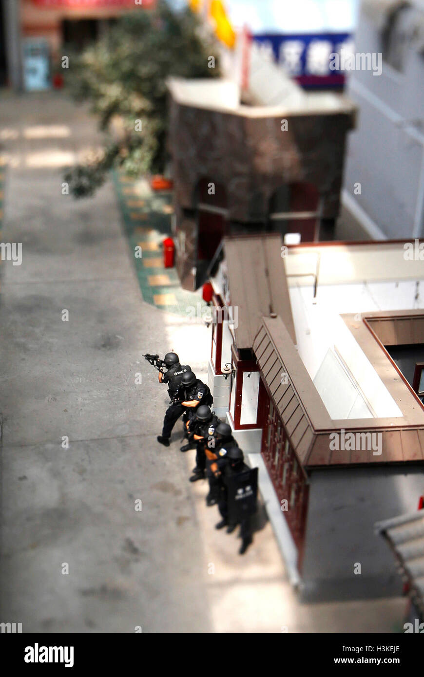 Beijing, China. 20th Aug, 2016. Photo taken with Tilt-shift lens on Aug ...