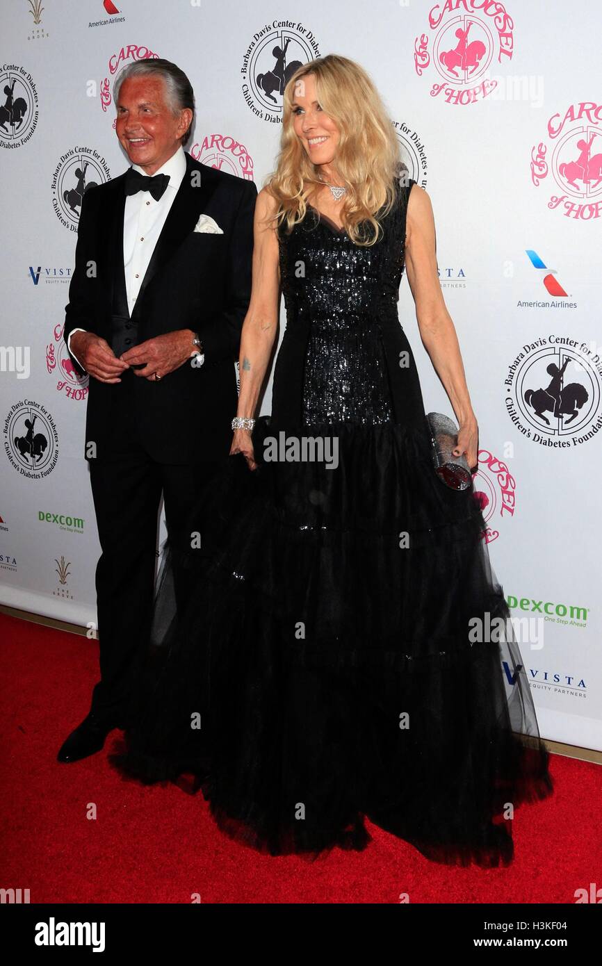 LOS ANGELES - OCT 8: George Hamilton, Alana Stewart at the 2016 ...