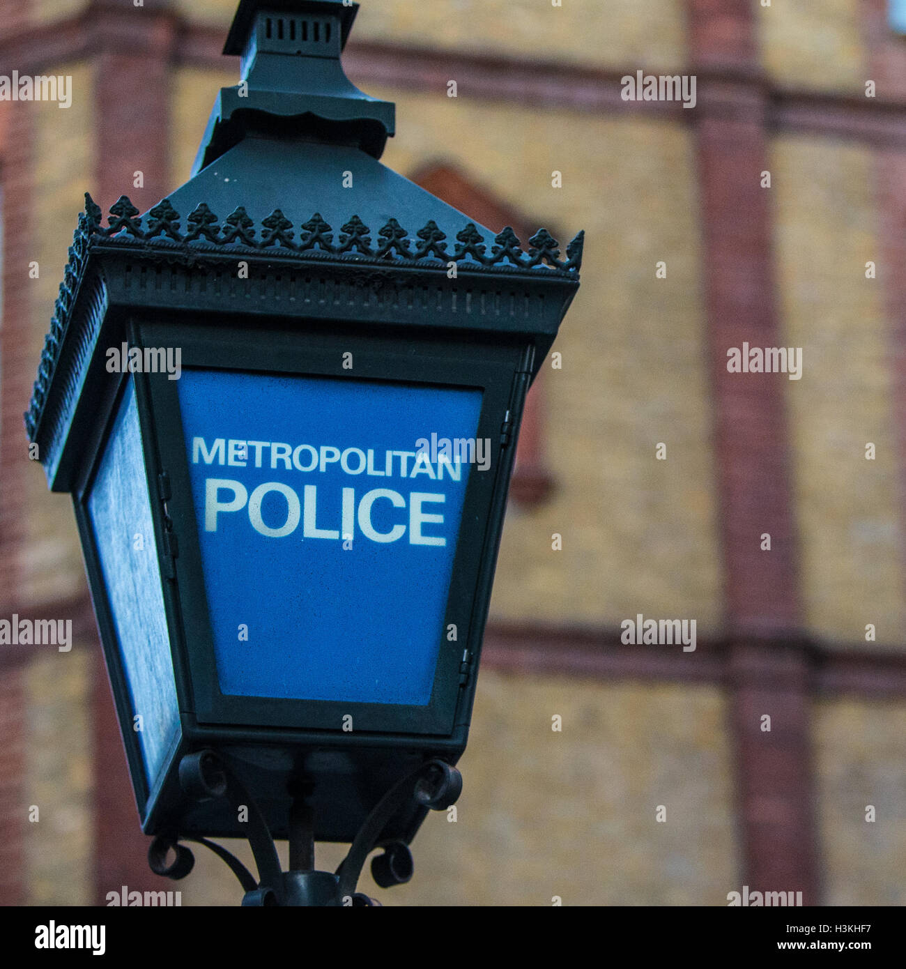 Traditional Metropolitan Police London Street Sign Signage Lantern ...