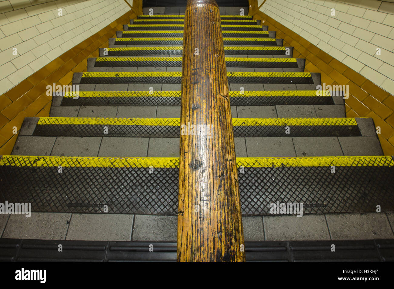 Steps stairs at London Tuffnel Park Underground Tube station Stock ...