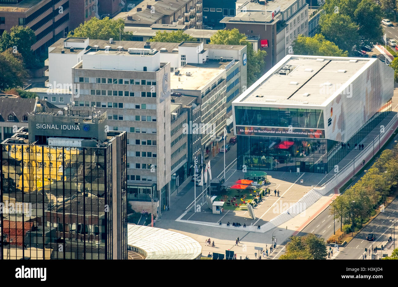 Aerial picture, German football museum of Dortmund, German Football ...