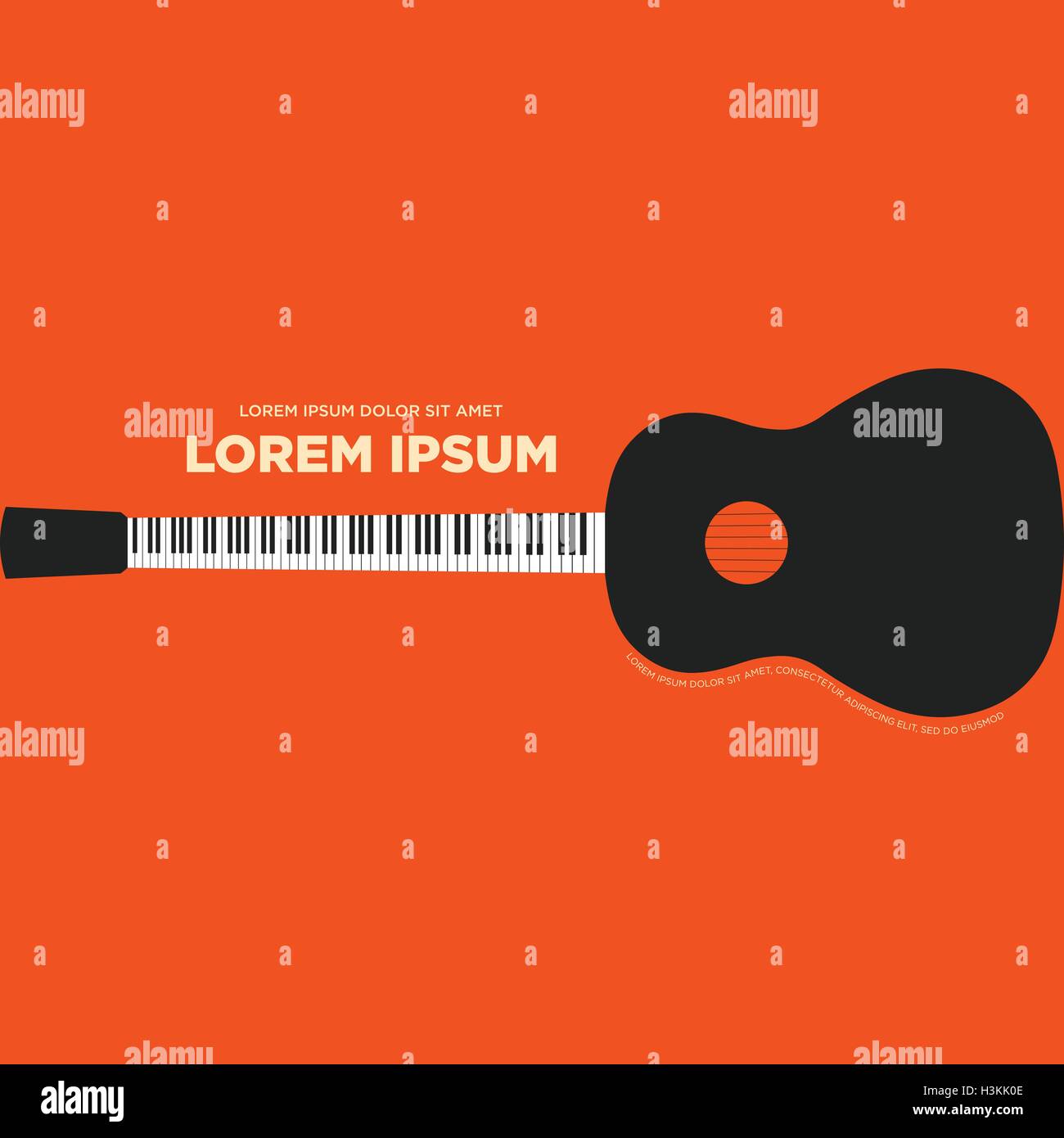 Piano strings modern Stock Vector Images - Alamy