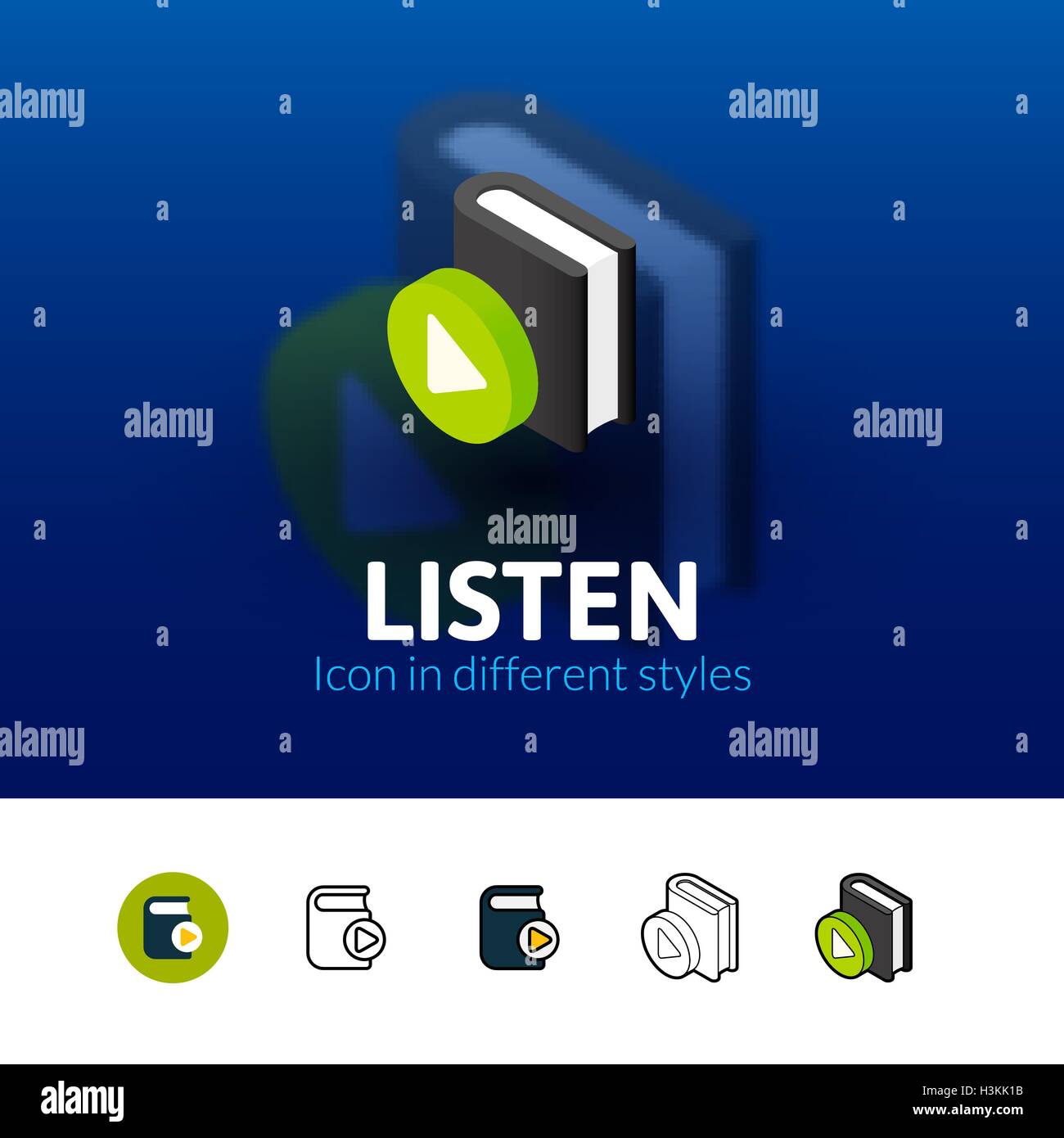 Listen sign Stock Vector Images - Alamy