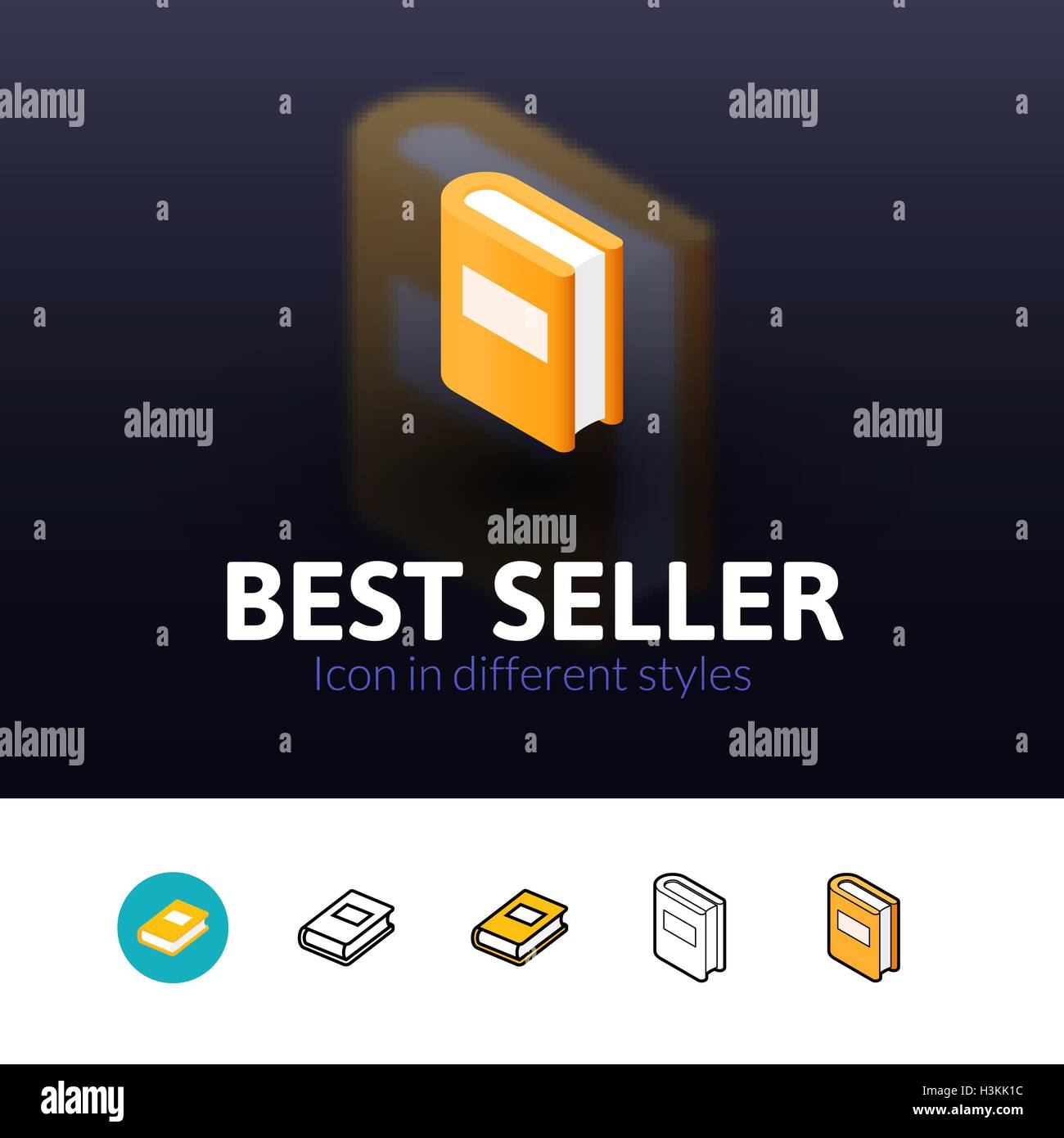 Best seller icon in different style Stock Vector Image & Art - Alamy