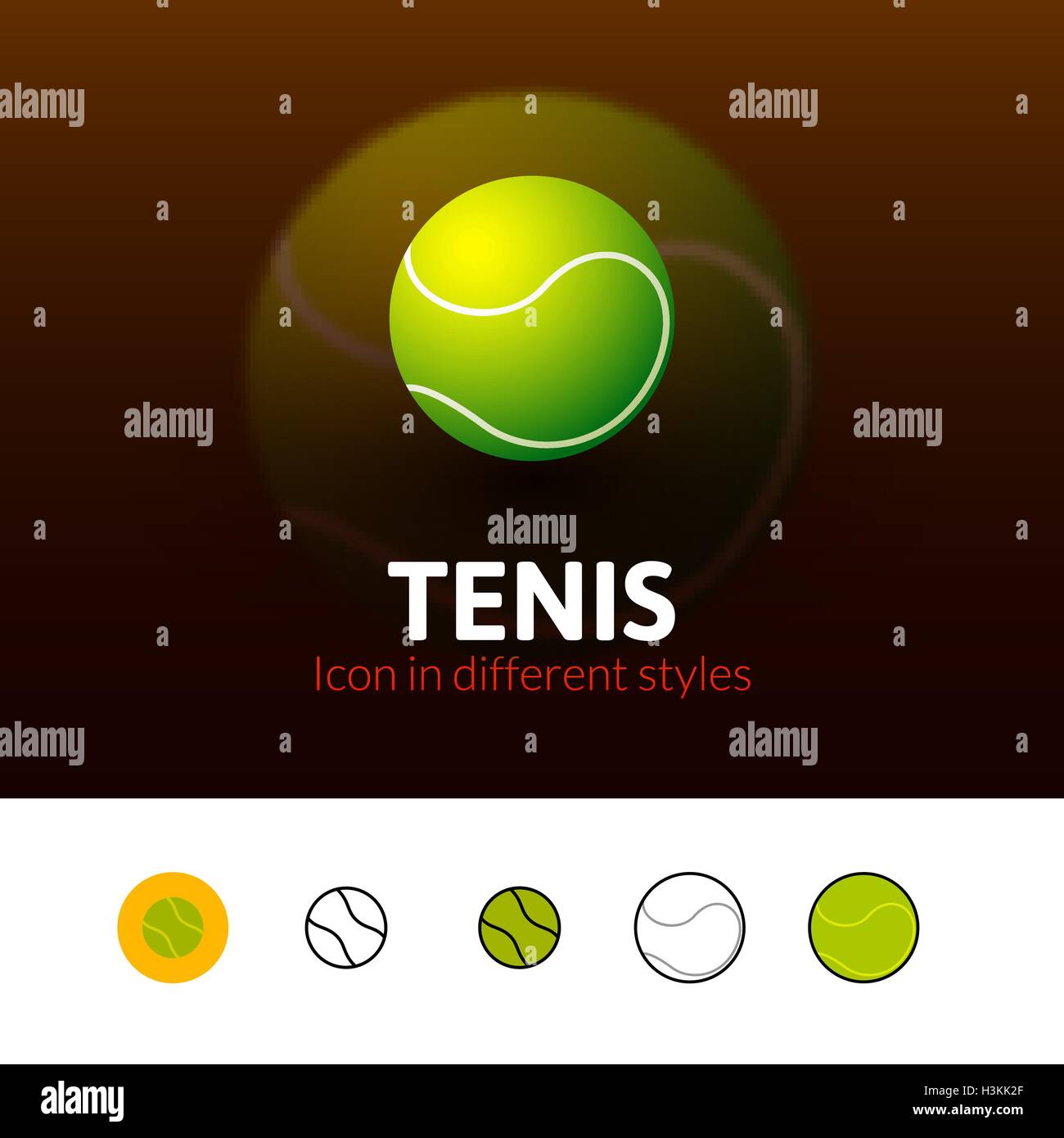Tennis game isometric 3d icon hi-res stock photography and images - Alamy