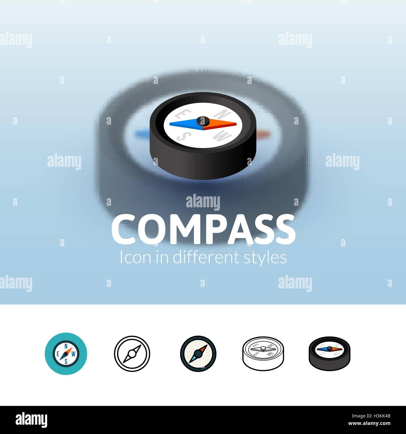 3d orientation map Stock Vector Images - Alamy