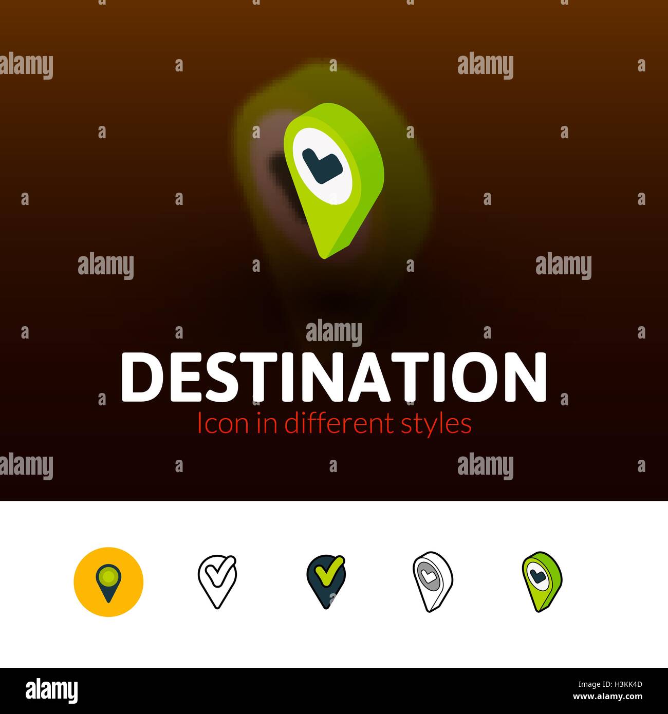 Destination perspective Stock Vector Images - Alamy