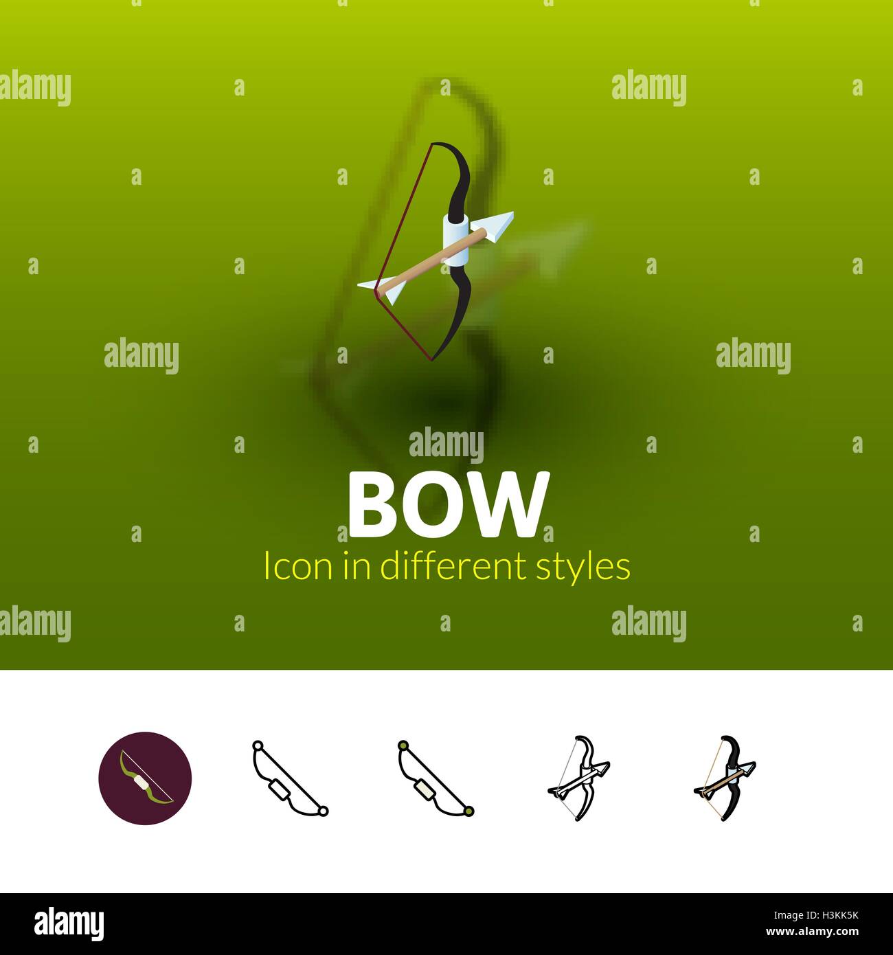 Longbow medieval Stock Vector Images - Alamy