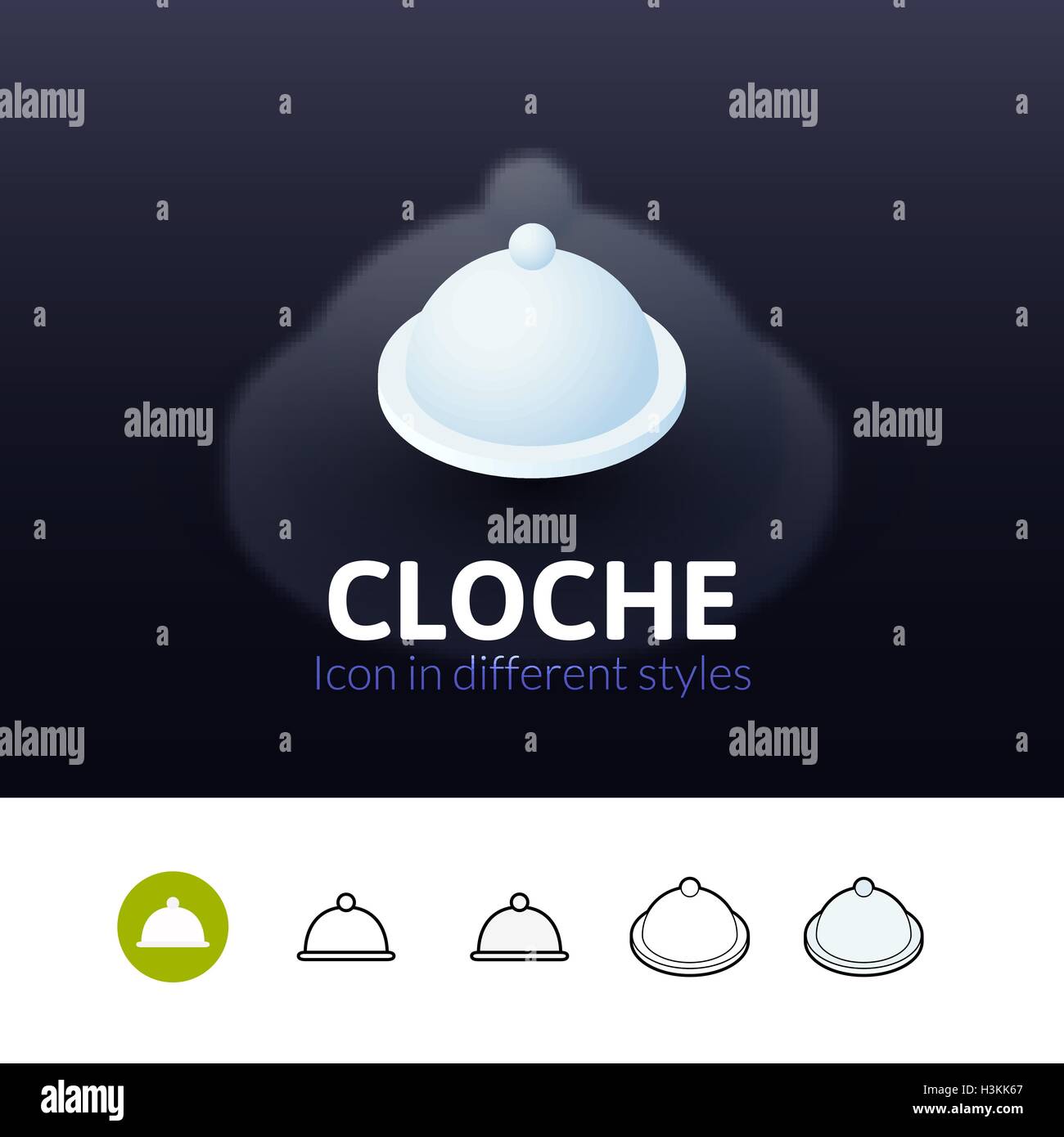 Cloche app icon Stock Vector Images - Alamy