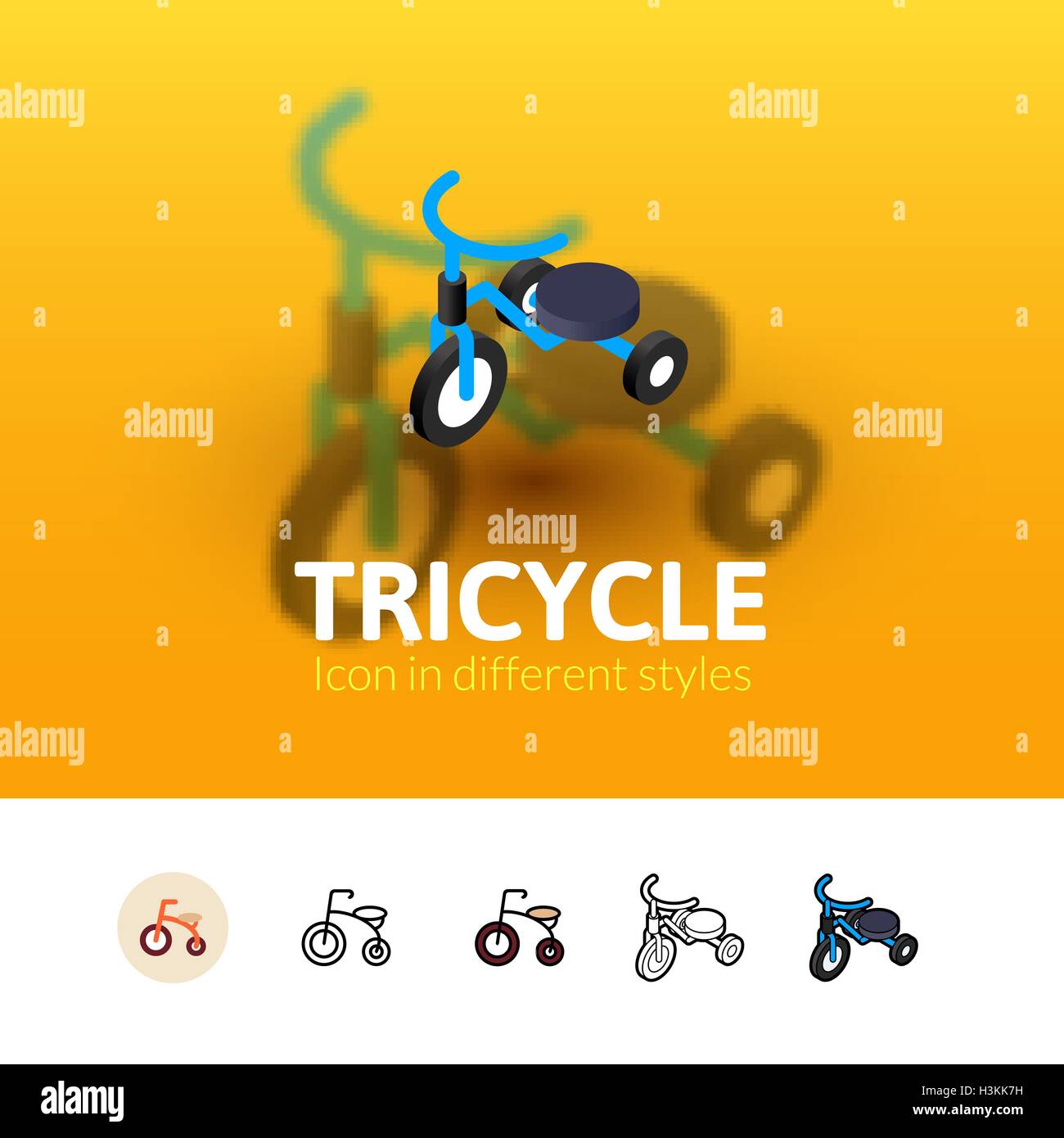 Old vintage tricycle children bicycle hi-res stock photography and ...